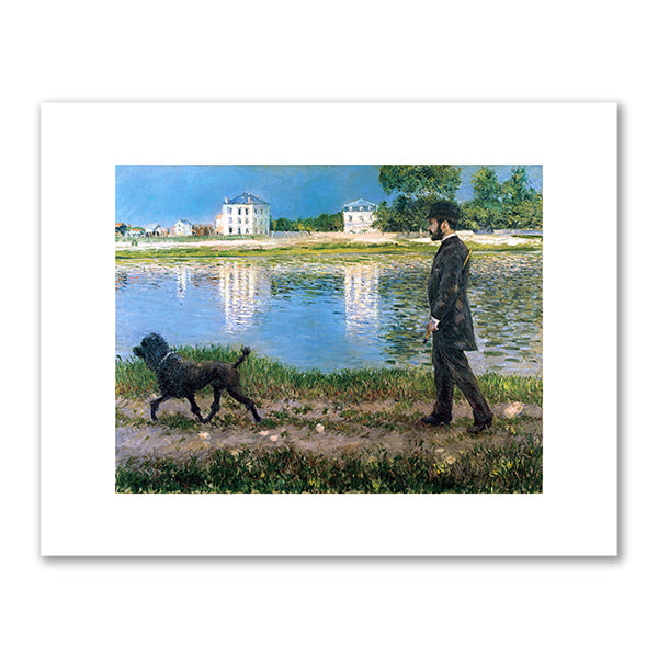 Gustave Caillebotte, Richard Gallo and His Dog | Prints at Museums.Co