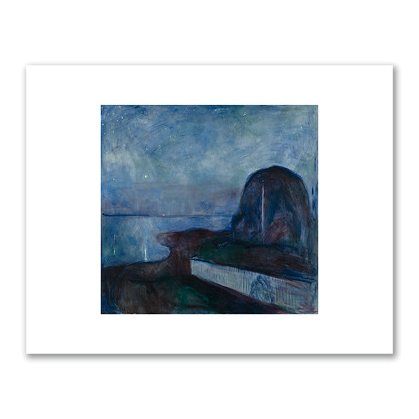 Edvard Munch, Starry Night | Buy Quality Art Prints at Museums.Co