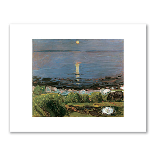 Edvard Munch, Summer Night by the Beach | Buy Art Prints at Museums.Co