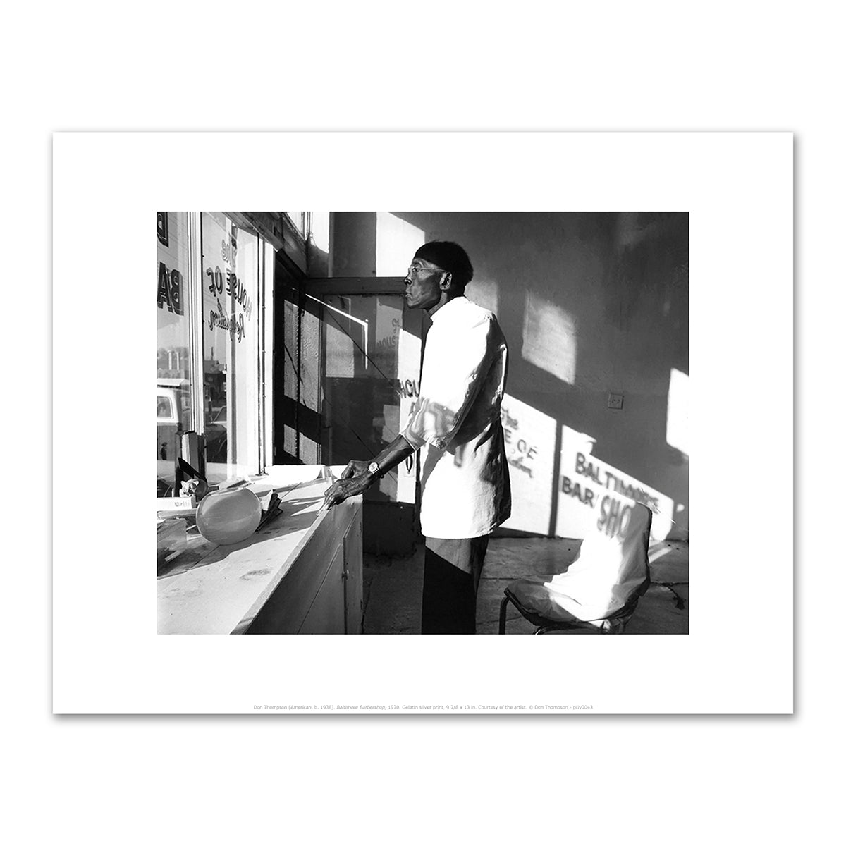 Don Thompson, Baltimore Barbershop | Buy Art Prints at Museums.Co