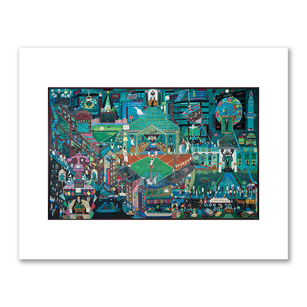 Ralph Fasanella, Watergate | Buy Quality Art Prints at Museums.Co