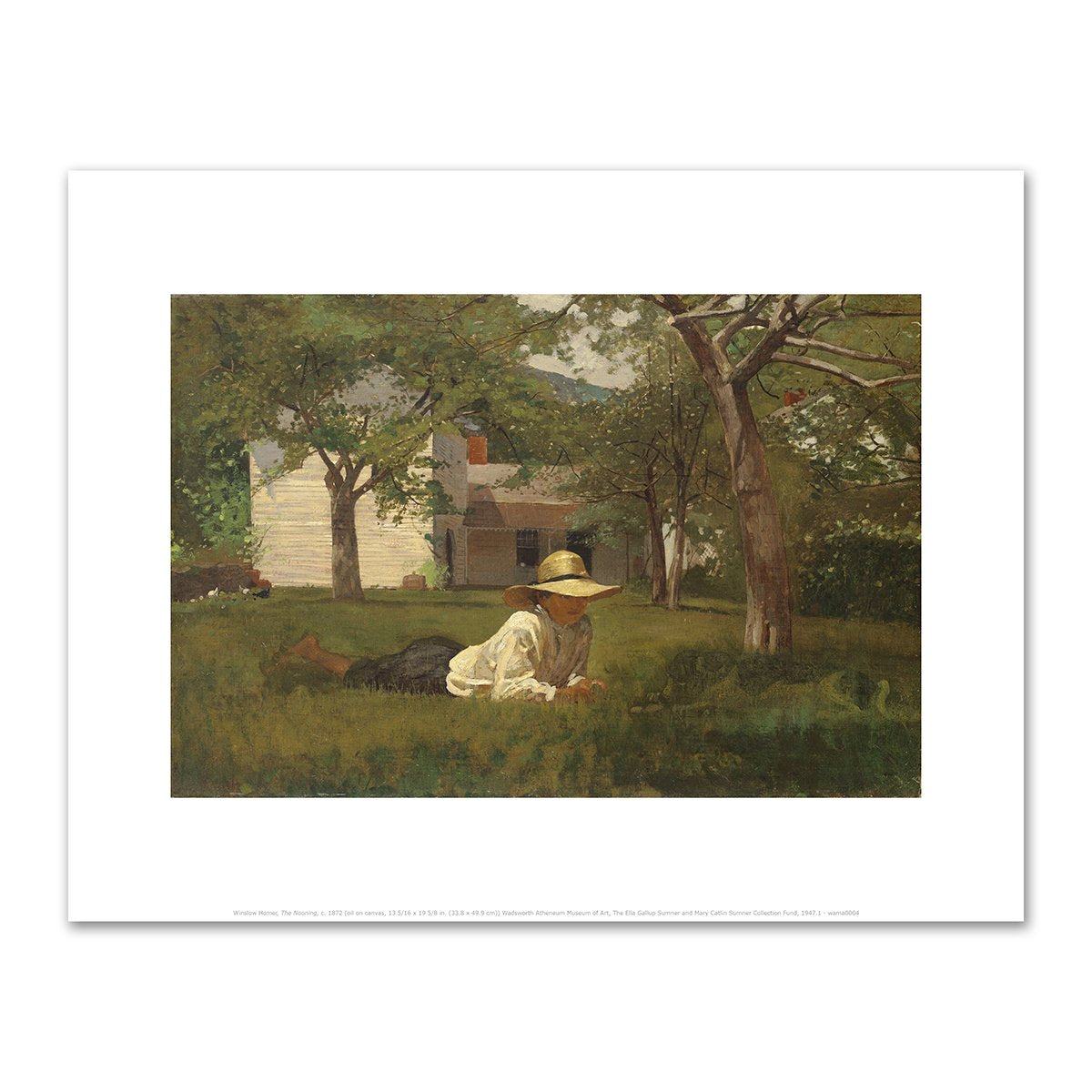 Wadsworth Atheneum Prints, The Nooning | Buy Quality Prints at Museums.Co